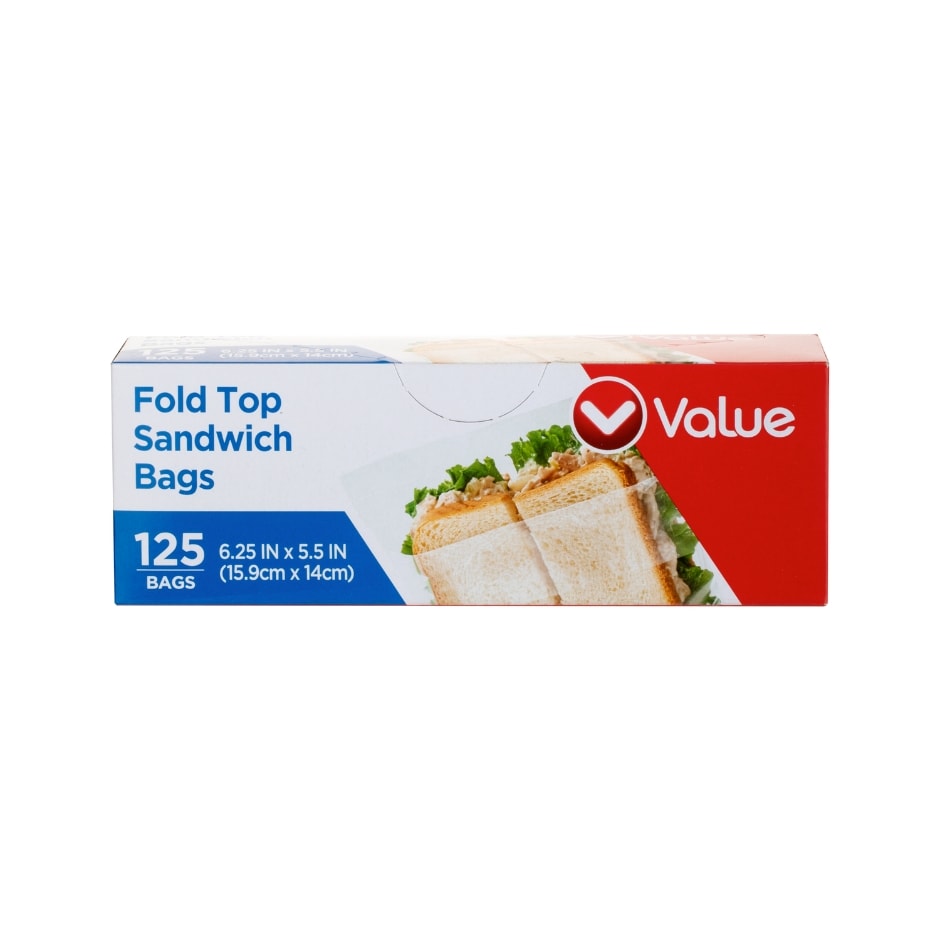 Food Storage Bags, Freezer Bags, Sandwich & Snack Bags