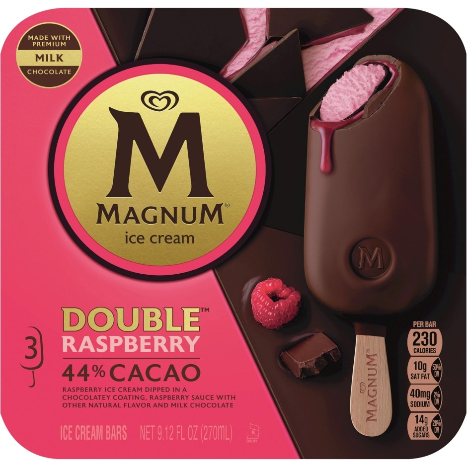 Magnum Ice Cream Bars Double Raspberry 9.12 oz | Family Dollar