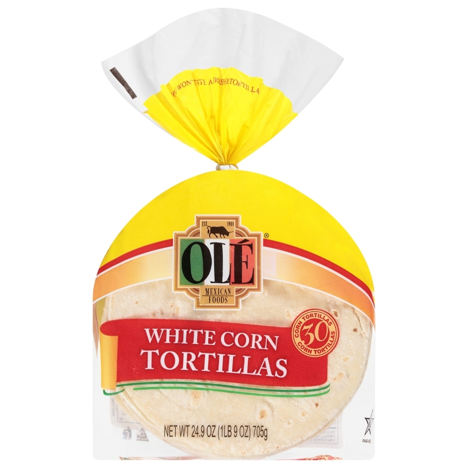 Ole Mexican Foods White Corn Tortillas 30Ct