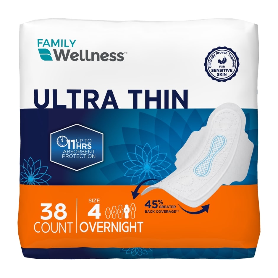 Maxi Pads and Feminine Pads with Wings | Family Dollar