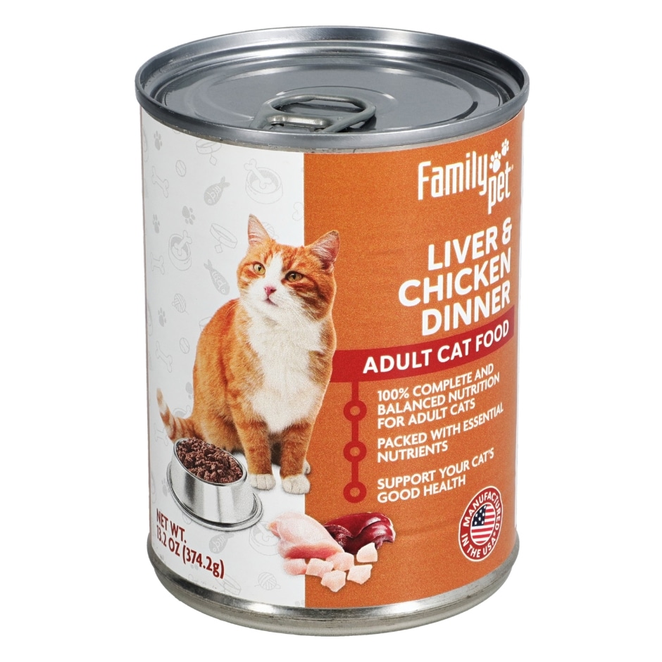 FP WET CAT CHKN LIVER 13OZ | Family Dollar