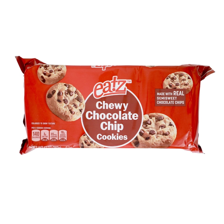 Eatz Chewy Chocolate Chip Cookies, 13 oz.