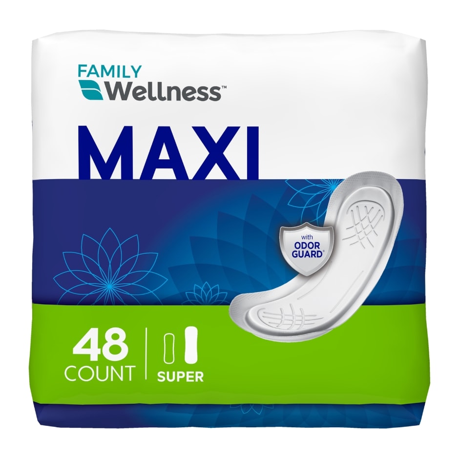 Maxi Pads and Feminine Pads with Wings | Family Dollar