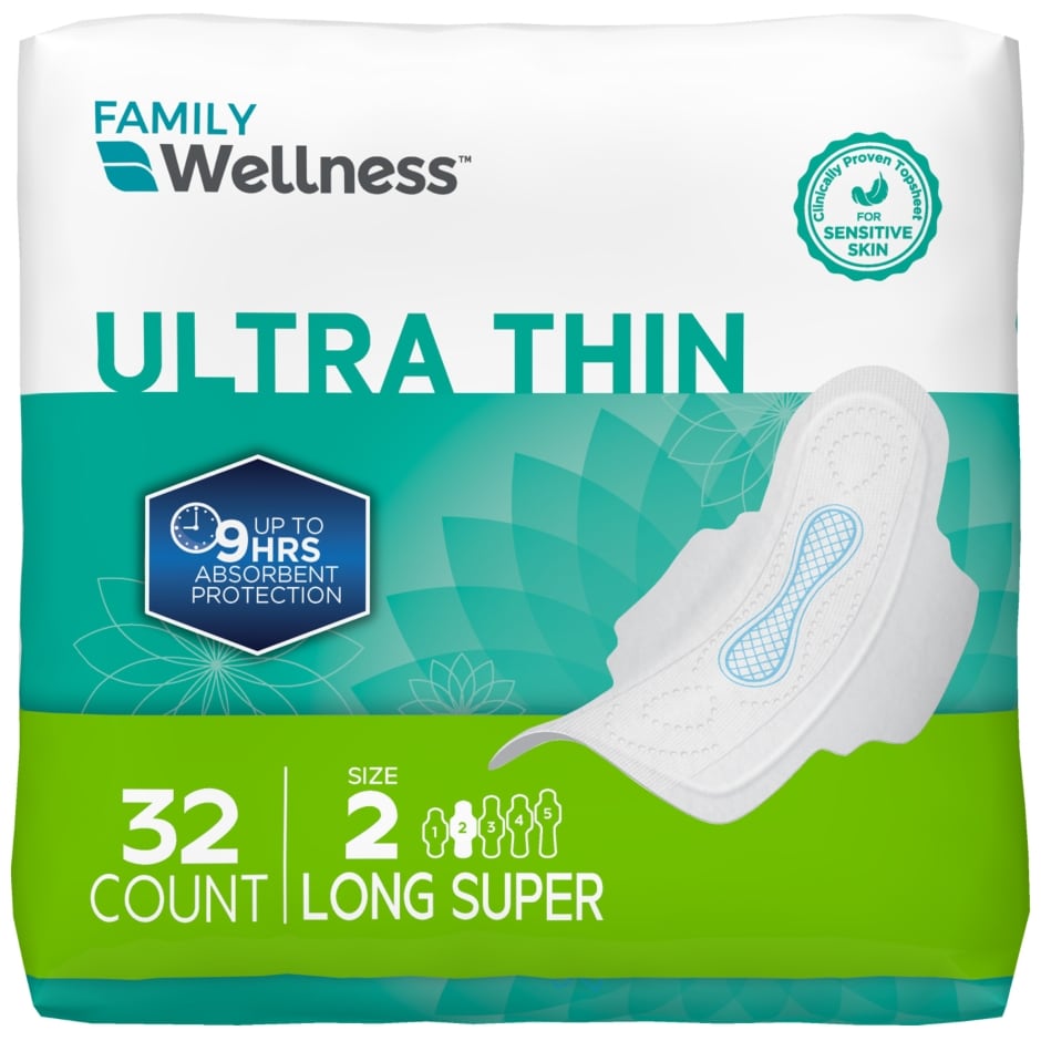 Maxi Pads and Feminine Pads with Wings | Family Dollar