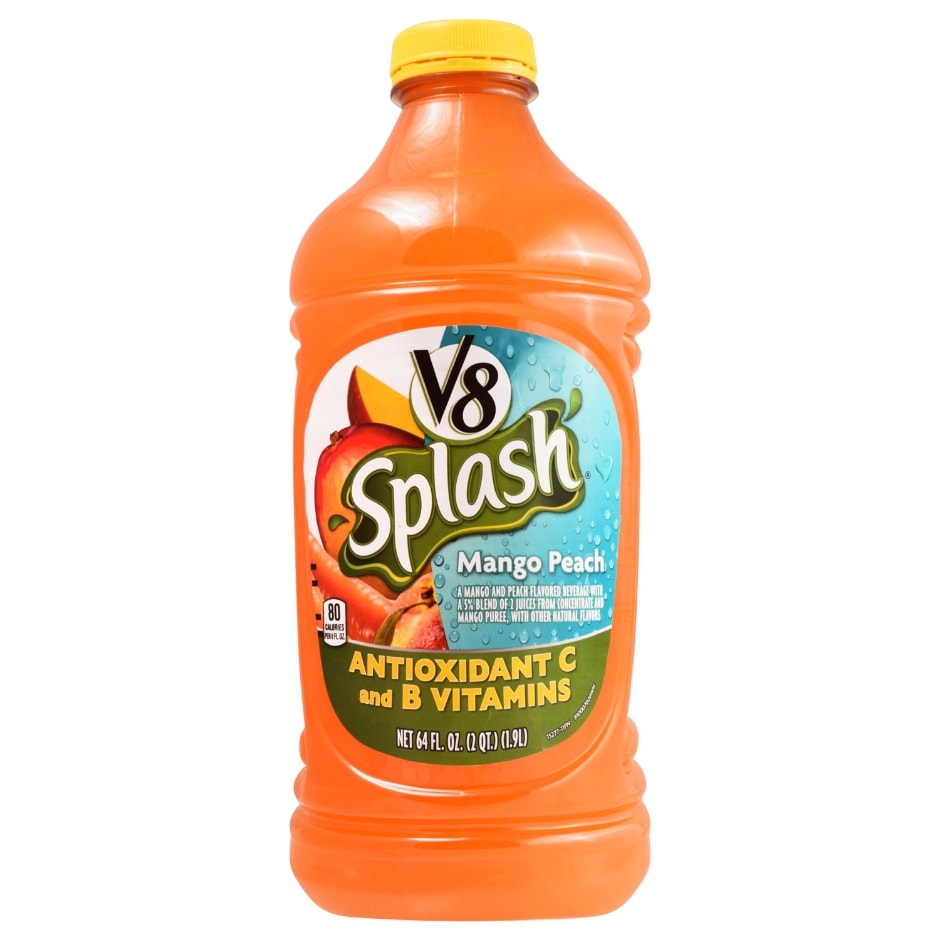 1202215-V8 Splash Mango Peach Juice, 64 fl.oz.