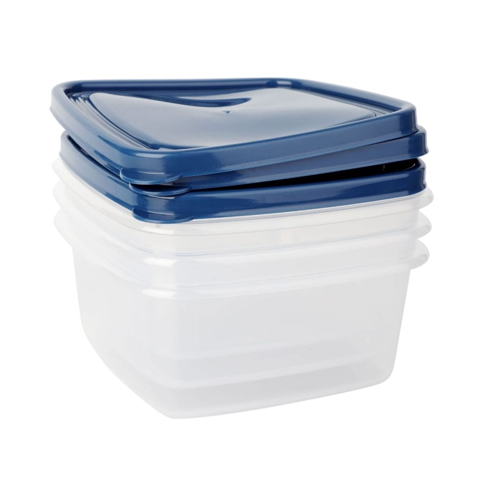 Food Storage Containers - Glass & Plastic Containers with Lids