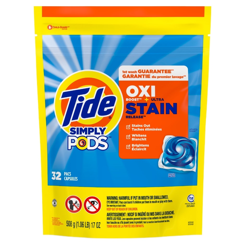 Tide Simply Clean & Fresh Refreshing Breeze Pods, 32 ct.