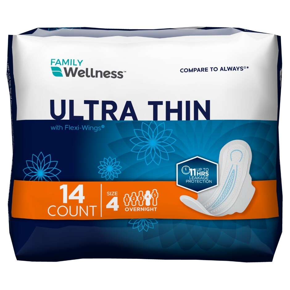 Maxi Pads and Feminine Pads with Wings | Family Dollar