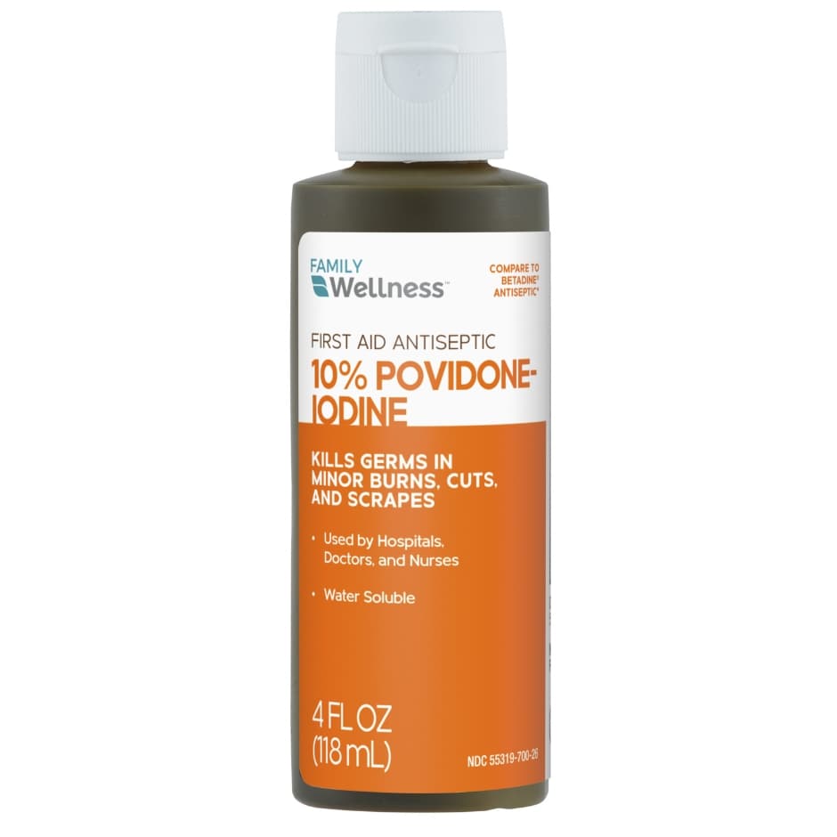 Swan 10% Povidone-Iodine Solution, 4 fl.oz. | Family Dollar