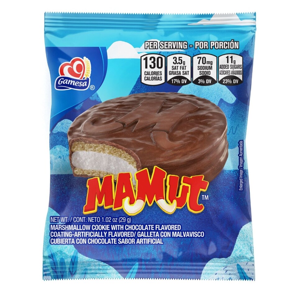Gamesa Mamut Marshmallow Cookie Chocolate Flavored 1 Oz | Family Dollar