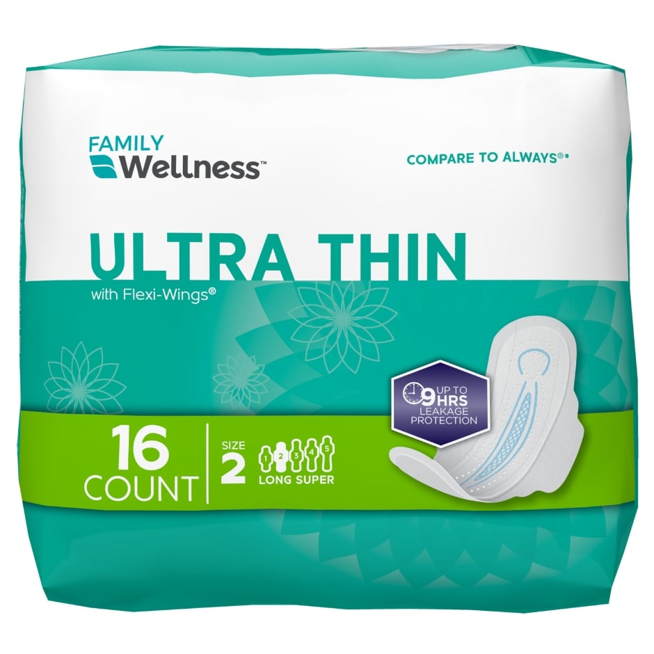 Maxi Pads and Feminine Pads with Wings | Family Dollar