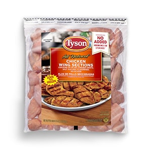 Tyson frozen chicken wing selections