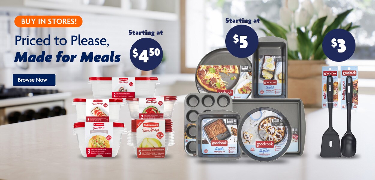 Buy in Stores! Priced to Please, Made for Meals. Browse Now” and food ...