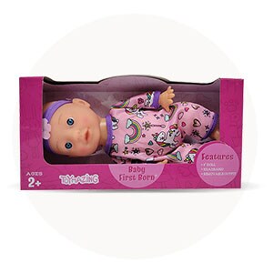 9-in. sleeping baby doll