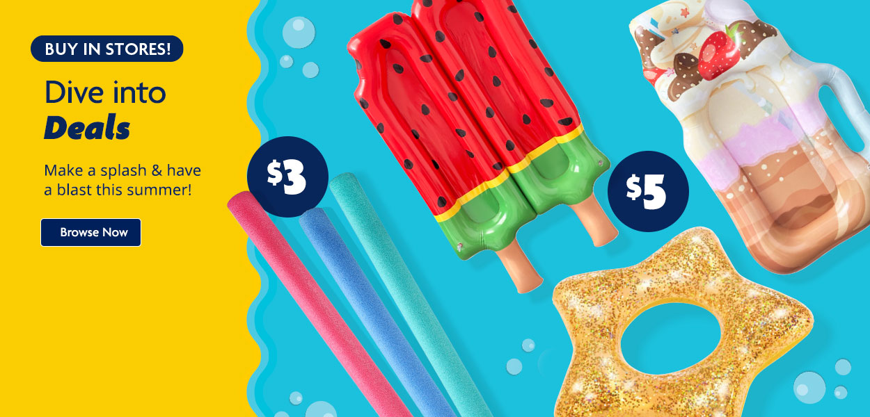 “Buy in Stores! Dive into Deals. Make a splash & have a blast this ...