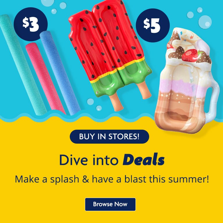 “Buy in Stores! Dive into Deals. Make a splash & have a blast this ...