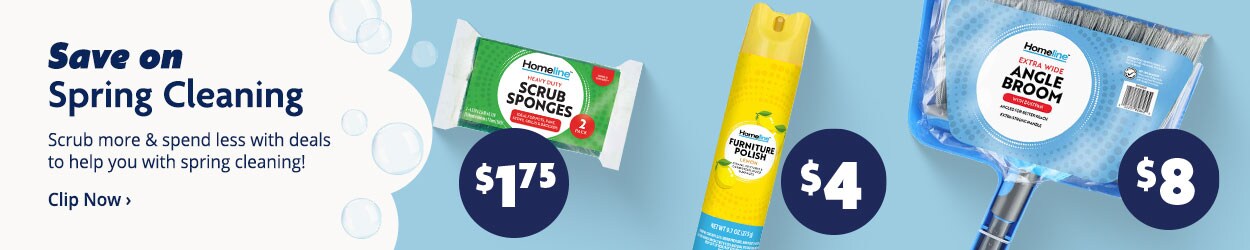 “Save on Spring Cleaning. Scrub more & spend less with deals to help ...