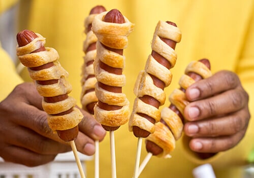 Pronto Pups with Honey Mustard Sauce